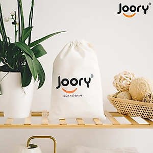 JOORY Natural Exfoliating Loofah Sponge, Egyption Body Scrubber (3 Pack), Biodegradable Shower luffa Pad