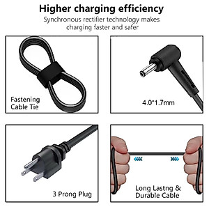 65W AC Charger for Lenovo Ideapad 3 5 Flex 5 4 6 11 14 15 Flex-14 Flex-15 Flex 5-1470 Ideapad 110 110s 310 320 330 330s 510 520 520 30s 710sYOGA 710 510 20V 3.25A Laptop Adapter Power Supply Cord