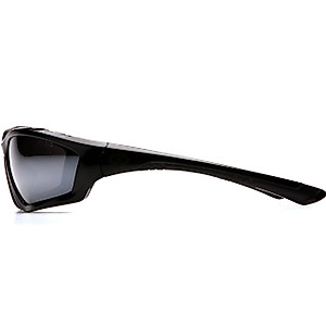Pyramex Safety Accurist Safety Glasses Black Silver Mirror Lens