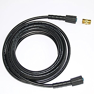 XZT 50FT 1/4-inch anti-kink High Pressure Washer Hose with Adapter,3000PSI Extension Hose for most brand pressure washer