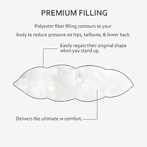 ELFJOY Rocking Chair Cushions Rocking Chair Pads for Wooden Rocking Chair Cushion for Rocking Chair Premium Tufted Back and Seat Cushion 2 Piece Set (Purple)