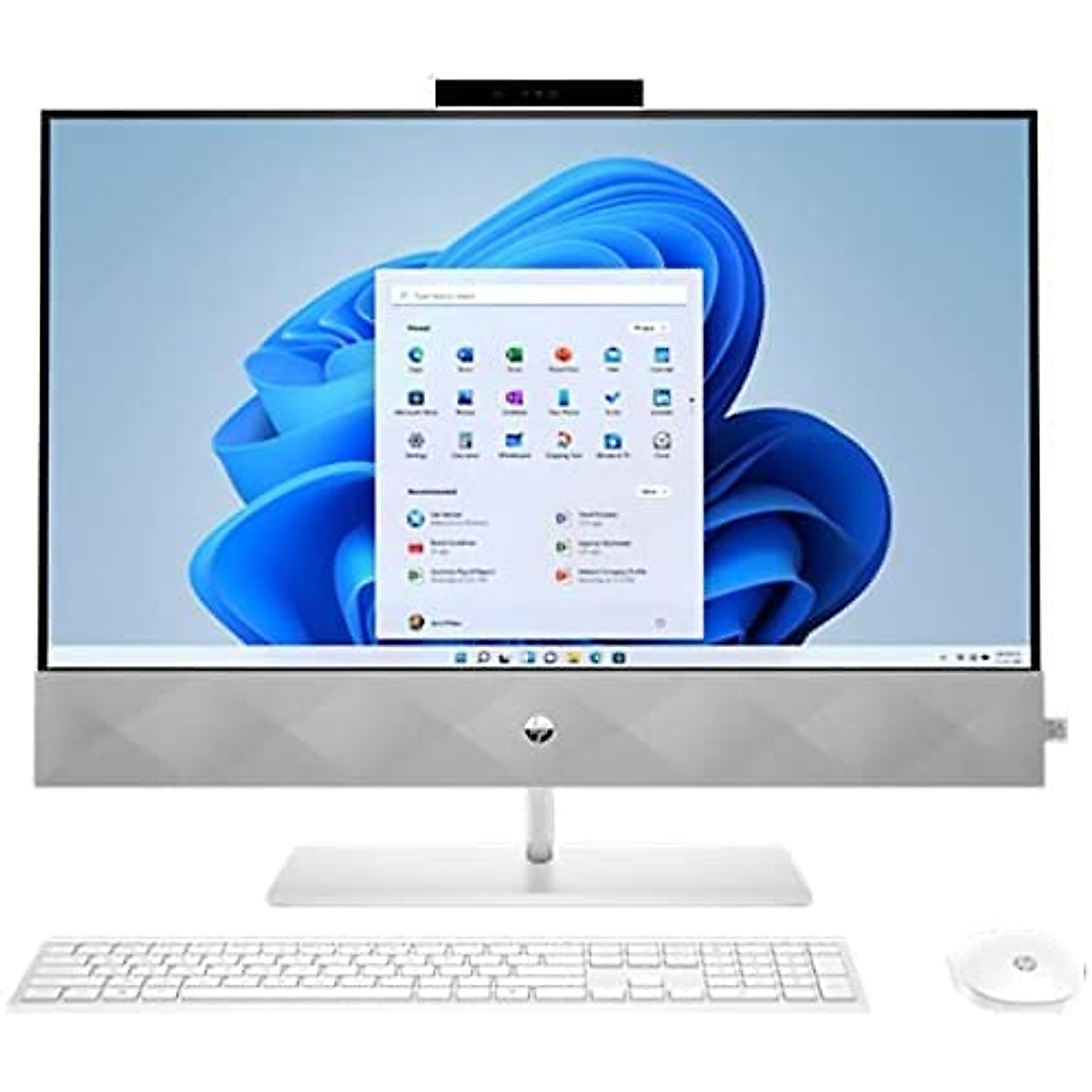 HP Pavilion All-in-One 27-d0230z, AMD Ryzen 7 4800H 16 GB DDR4 1TB HDD 256GB PCIe NVMe M.2 SSD 27" Diagonal FHD Display, Windows 11 Home