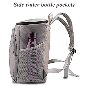 JUMO CYLY Insulated Cooler Bag Backpack soft Leakproof Lunch Backpack, 20 Can (Blue)