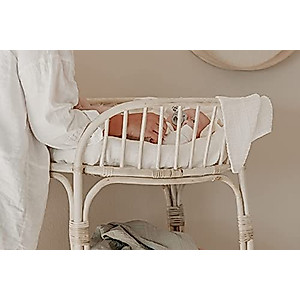 Bibs Cuddle Cloth | 2-Pack of 100% Organic Cloths | Perfect Nursing & Changing Mat Cover | Soft & Absorbent | Made in Denmark | Measures 27" x 27" (Ivory)