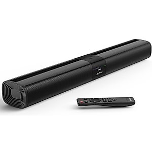 Saiyin Sound Bars for TV, 24 Inches Sound Bar with HDMI(ARC), Optical, AUX and Bluetooth Inputs, Soundbar for TV and Surround Sound System