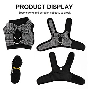 Scicalife Lovely Bunny Vest Harness and Leash Set Practical Pet Supplies for Ferret RatsLeash