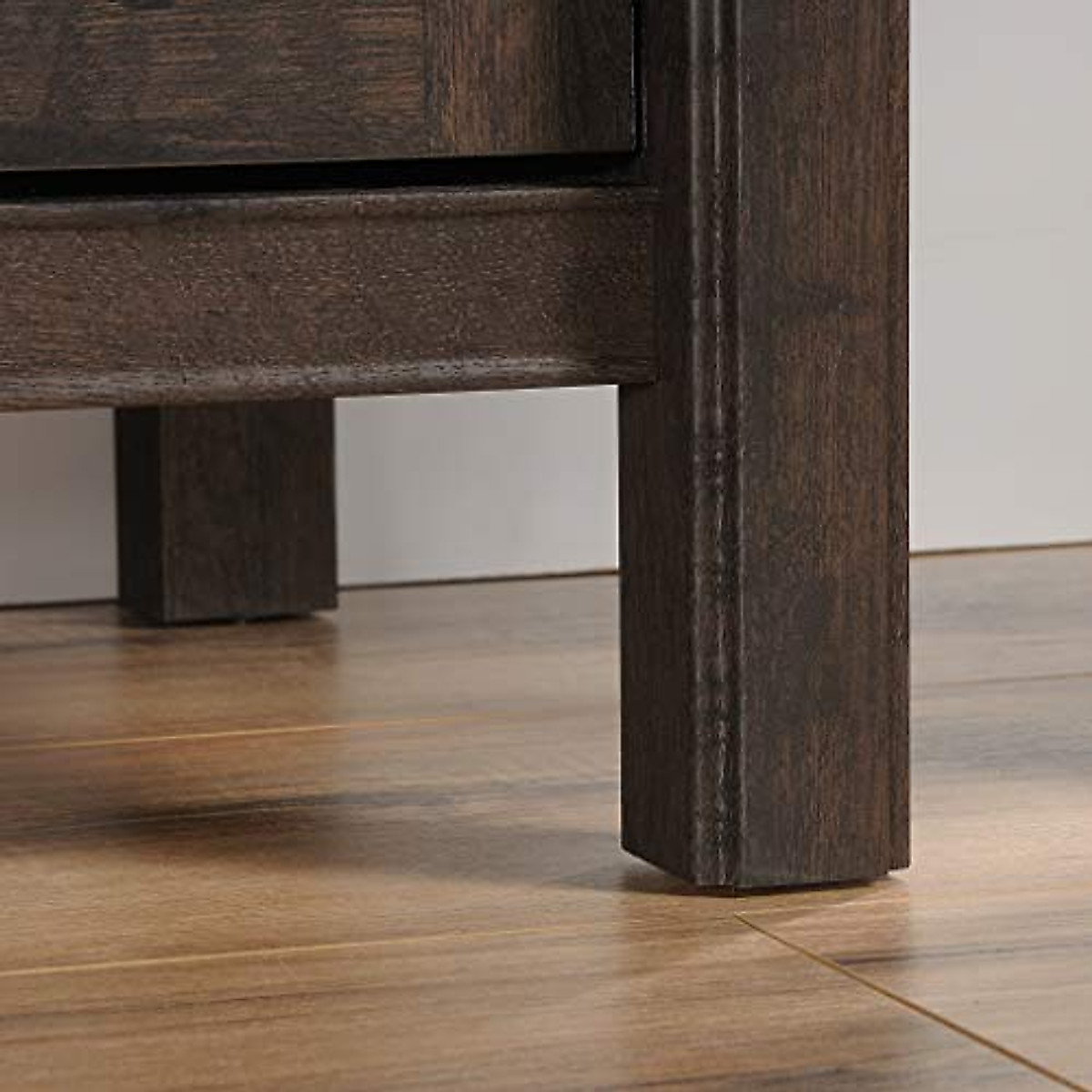 Sauder Costa Library Base, L: 31.30" x W: 14.41" x H: 30.00", Coffee Oak finish