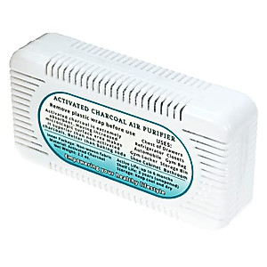 HANDS ON HYGIENE Refrigerator Air Purifier - Natural Activated Charcoal - More effective than baking soda - Eliminates odors from refrigerators, freezers, coolers and lunch boxes. (4)