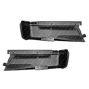 MBI AUTO - Primered Steel, Left & Right Rear Bumper Ends (2 Piece Set) for 2015-2020 Ford F150 Pickup 15-20, FO1102382