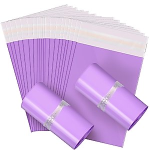 Fulmoon 300Pcs Sanitary Napkin Disposal Bags Feminine Hygiene Disposal Bags Tampon Disposal Bags Self Sealing Seals Women Sanitary Disposal Bags for Disposal Sanitary Napkins Tampons Pads (Purple)