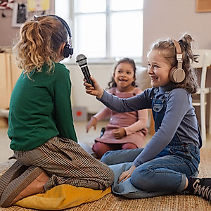 Zerodeko 1PC Plastic Microphone Model, Kids Microphone Pretend Microphone Toy, Fake Microphone Prop for Birthday Party Favors Pretend Play or Performance Costume Prop