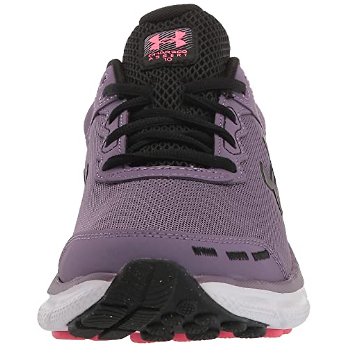 Under Armour Women's Charged Assert 10, (500) Retro Purple/Retro Purple/Black, 8, US
