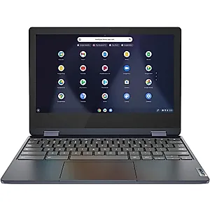 Lenovo 2023 Newest IdeaPad Flex 3 CB 2-in-1 Laptop, 11.6 inch HD Touchscreen, MediaTek MT8183 Processor, Integrated ARM G72 MP3 Graphics, 4GB RAM, 64GB eMMC, Bundle with JAWFOAL