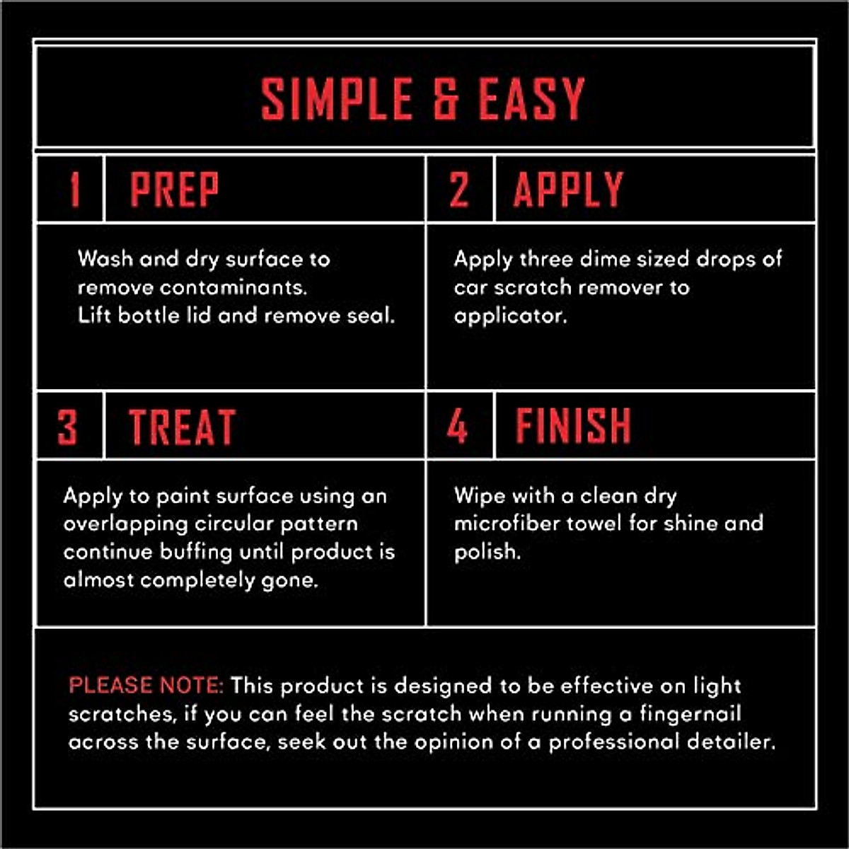 CARELLE Car Scratch Remover 12 oz. Ultimate Scratch Removal for Cars Easily Repair Paint Scratches - Car Paint Scratch Repair kit - No Machines Needed