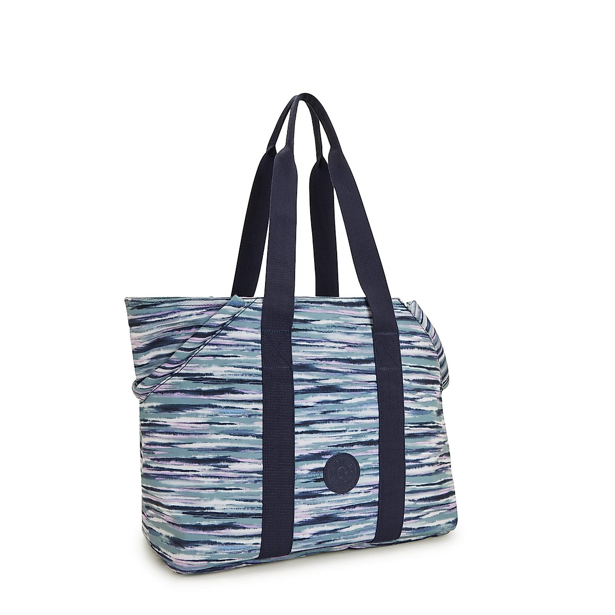 Kipling Art M Pet Tote Bag Brushed Stripes Brush Stripes