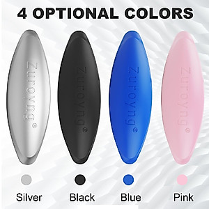 Magnetic Whiteboard Eraser, Dry Erase Eraser, Magnetic Erasers for Whiteboard, Glass Whiteboard Eraser, Double Sided Magnetic(Silver)