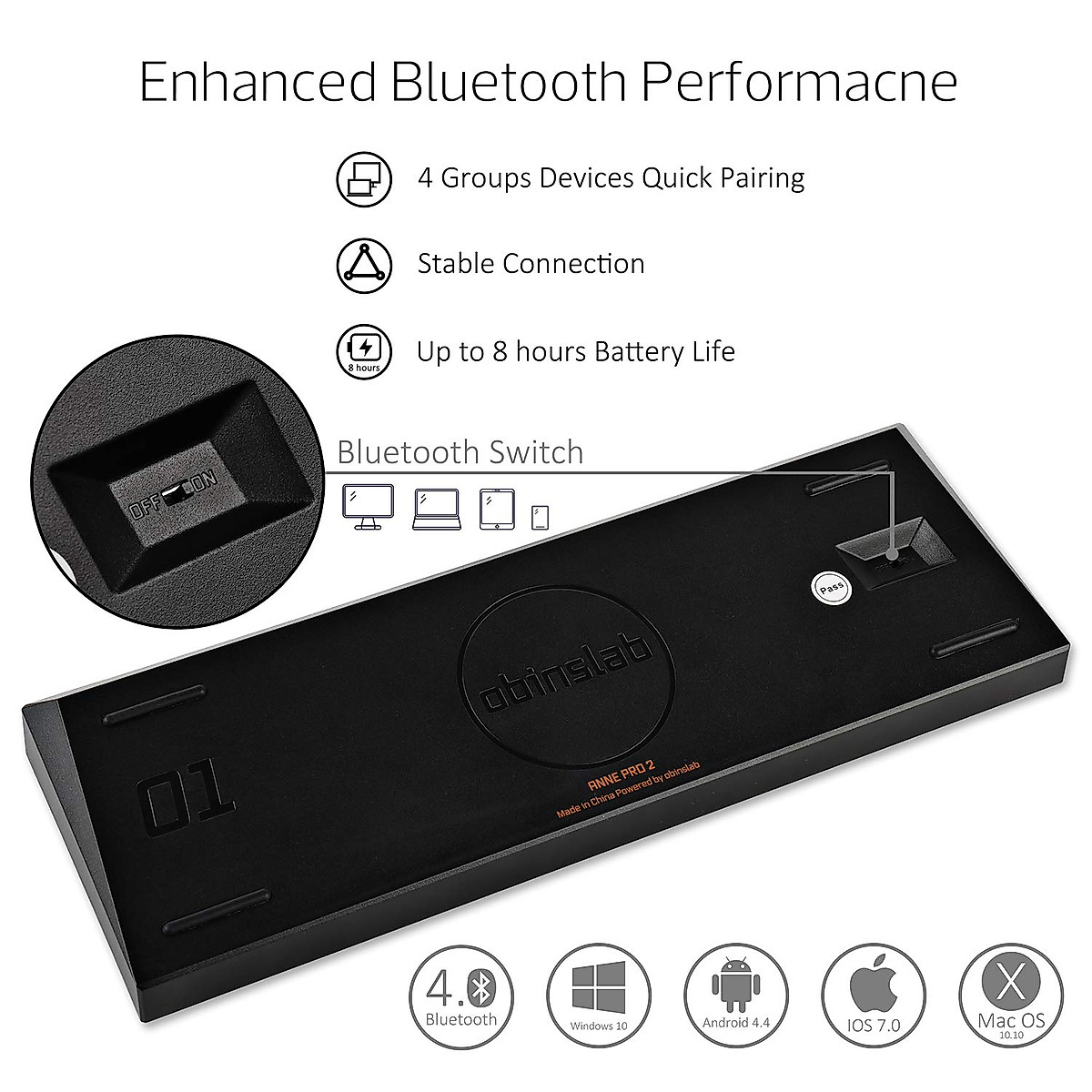 ANNE PRO 2 Mechanical Gaming Keyboard