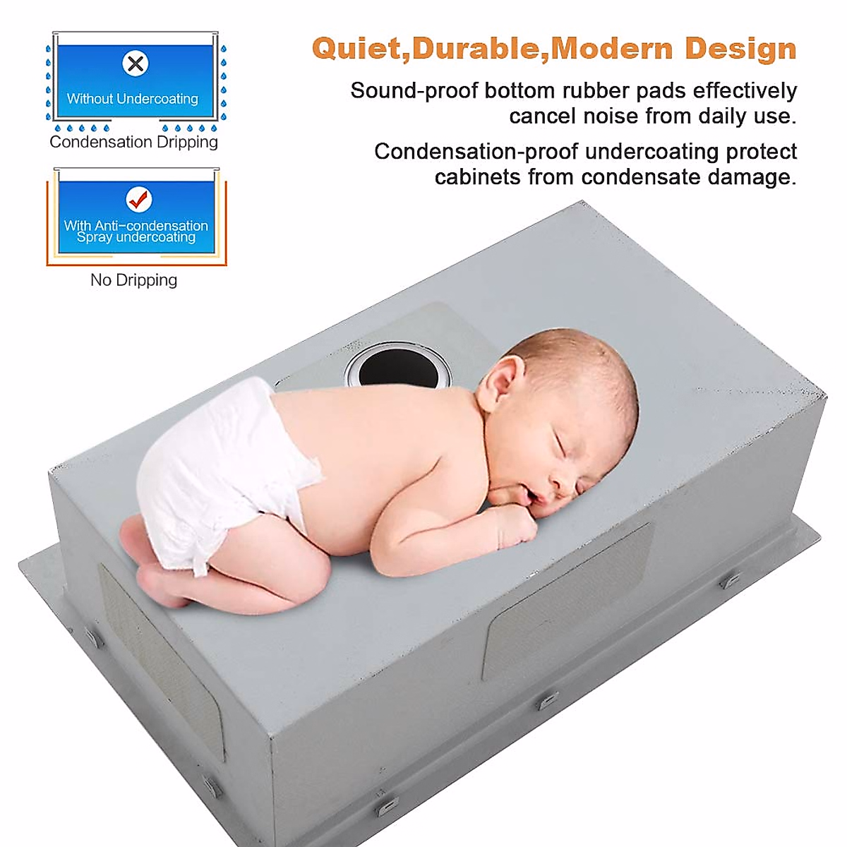 33 In Drop In Kitchen Sink Workstation-Bokaiya Kitchen Sink 33x22 Drop In Workstation Sink Topmount 16 Gauge Single Bowl Stainless Steel Kitchen Sink with Cutting Board