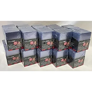 1000 Ultra Pro 3x4" Regular Toploaders & Poly Card Sleeves Holder Case 83648