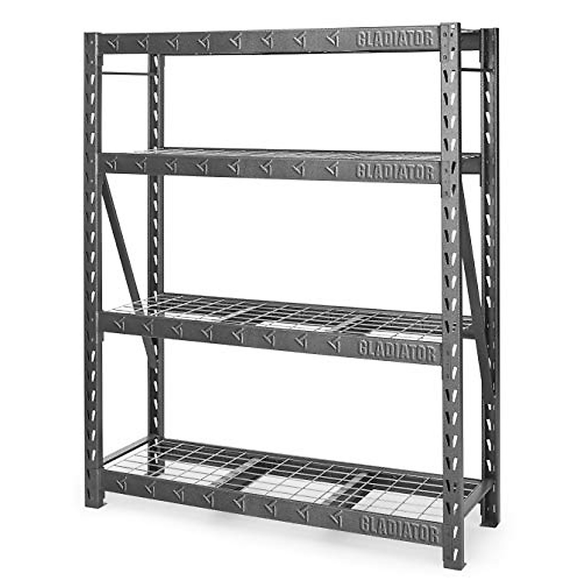60" Wide Heavy Duty Rack with Four 18" Deep Shelves