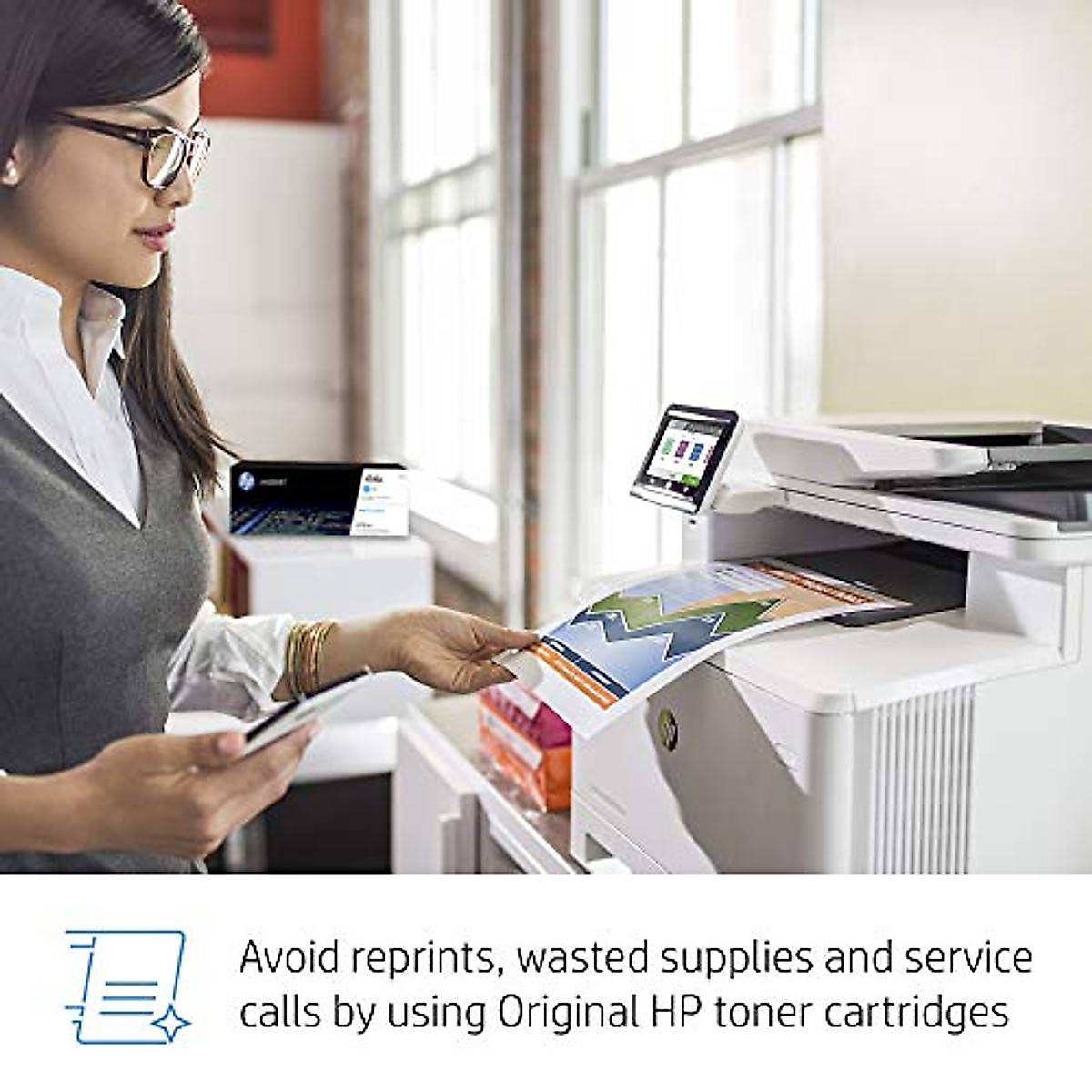 HP Color LaserJet Pro Multifunction M479fdn Laser Printer with One-Year, Next-Business Day, Onsite Warranty (W1A79A)