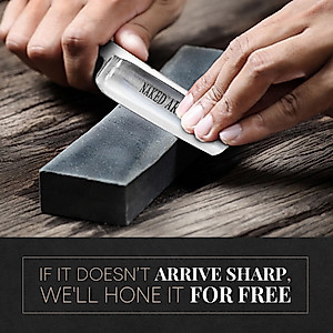 Best Straight Razor Set - Shave Ready Straight Razor Kit, Solid Straight Razor Shaver, Biblical Wood Straight Razor, Japanese Steel, Mens Straight Razor, Best Gifts For Men (Black)