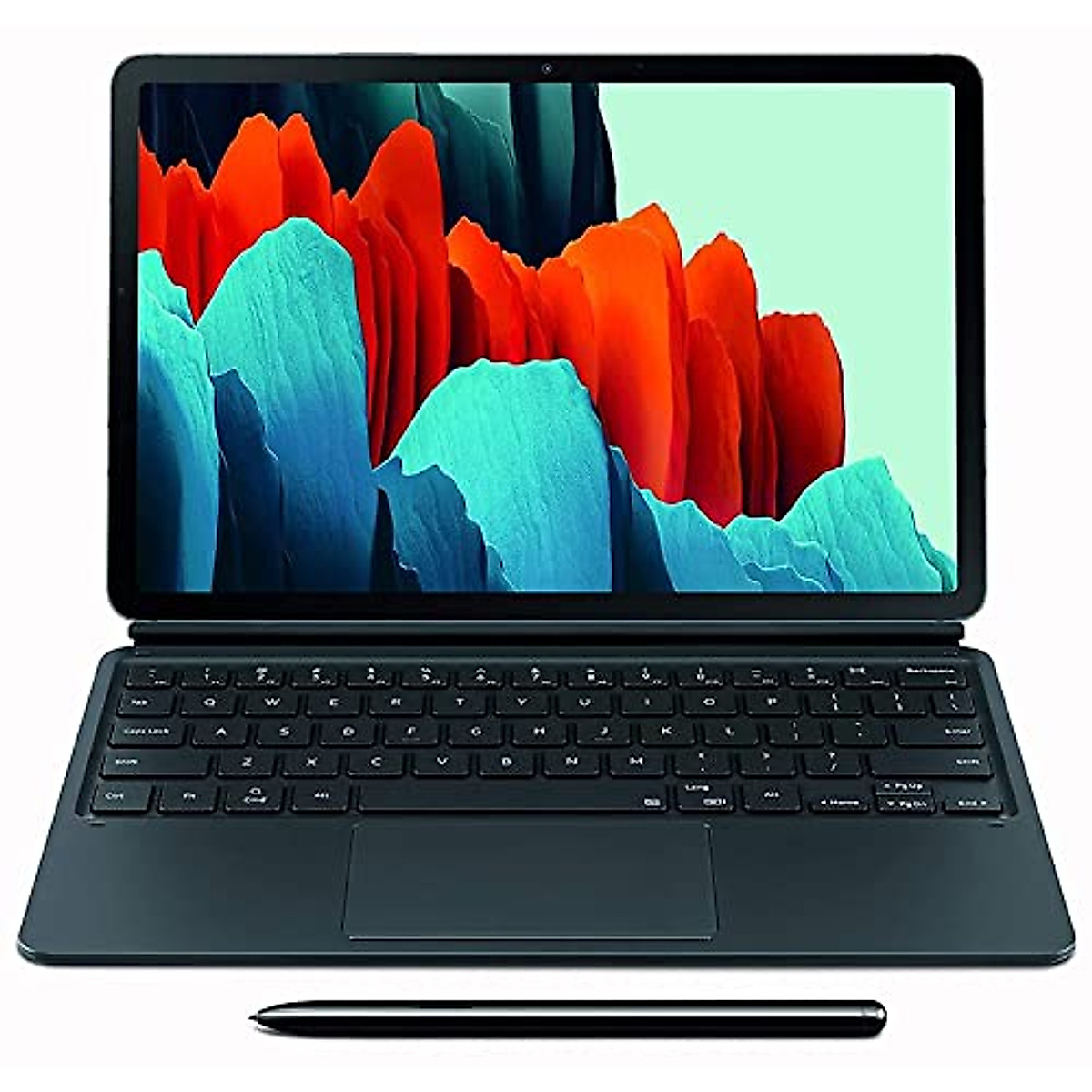 Stylus Pens for Touch Screens for Samsung Galaxy Tab S7 S6 Lite Stylus electromagnetic Pen ,Disc Tip Pencil & Magnetic Cap Stylus Tablet Pen T970T870T867 Without Bluetooth (Black)