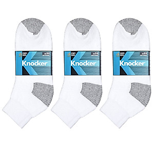 12 Pairs Mens Womens Sports Socks Ankle Low Cut Crew Quarter Comfort White 9-11