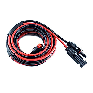 iHaospace Solar to Anderson Connector Extension Cable 12FT 10AWG Anderson Solar Adapter Cable 3.65m Compatible with Jackery Goal Zero Yeti Portable Power Station Solar Generator Panel Battery