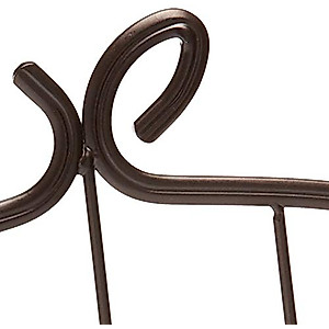 Spectrum Diversified Leaf Wall Mount 5 Hook Key Rack Hanging Entryway Organizer, Bronze