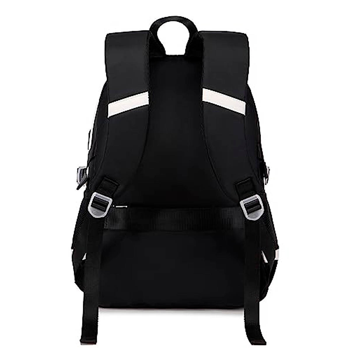 Joymoze Women Stylish Backpack Set Girl Laptop Backpack Casual Daypack Black