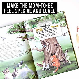 25 Book Request Baby Shower Guest Book Alternative - Safari Baby Shower Invitation Inserts, Books For Baby Shower Request Cards, Bring A Book Instead Of A Card, Baby Shower Book Request