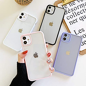 ZTOFERA Crystal Clear Case for iPhone 11 6.1",Cute Girls Transparent Soft Ultra Slim Anti-Scratch Bumper Protective Cover for iPhone 11 6.1" White