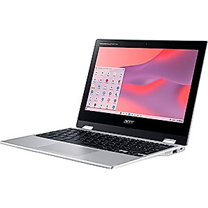 acer 2023 Newest Chromebook Spin 311 2-in-1 Laptop, 11.6" Touchscreen Display, MediaTek Kompanio 500 MT8183C, 4GB RAM, 64GB eMMC, MediaTek Integrated Graphics, Bluetooth, Wi-Fi, Chrome OS, Silver