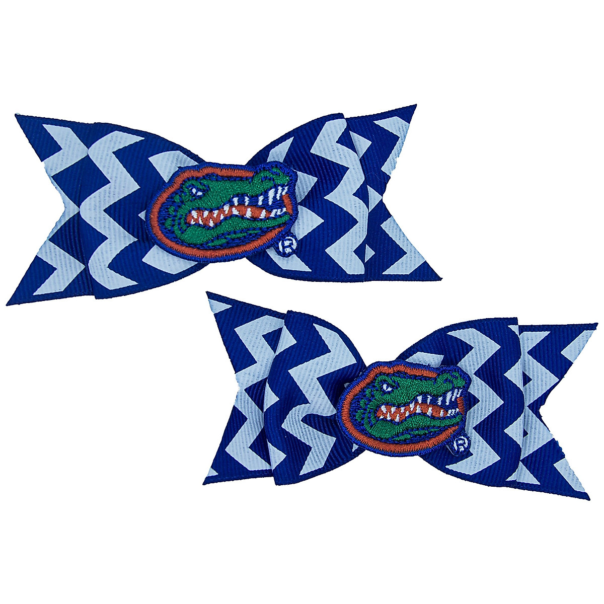 NCAA Florida Gators Chevron Bow Pair