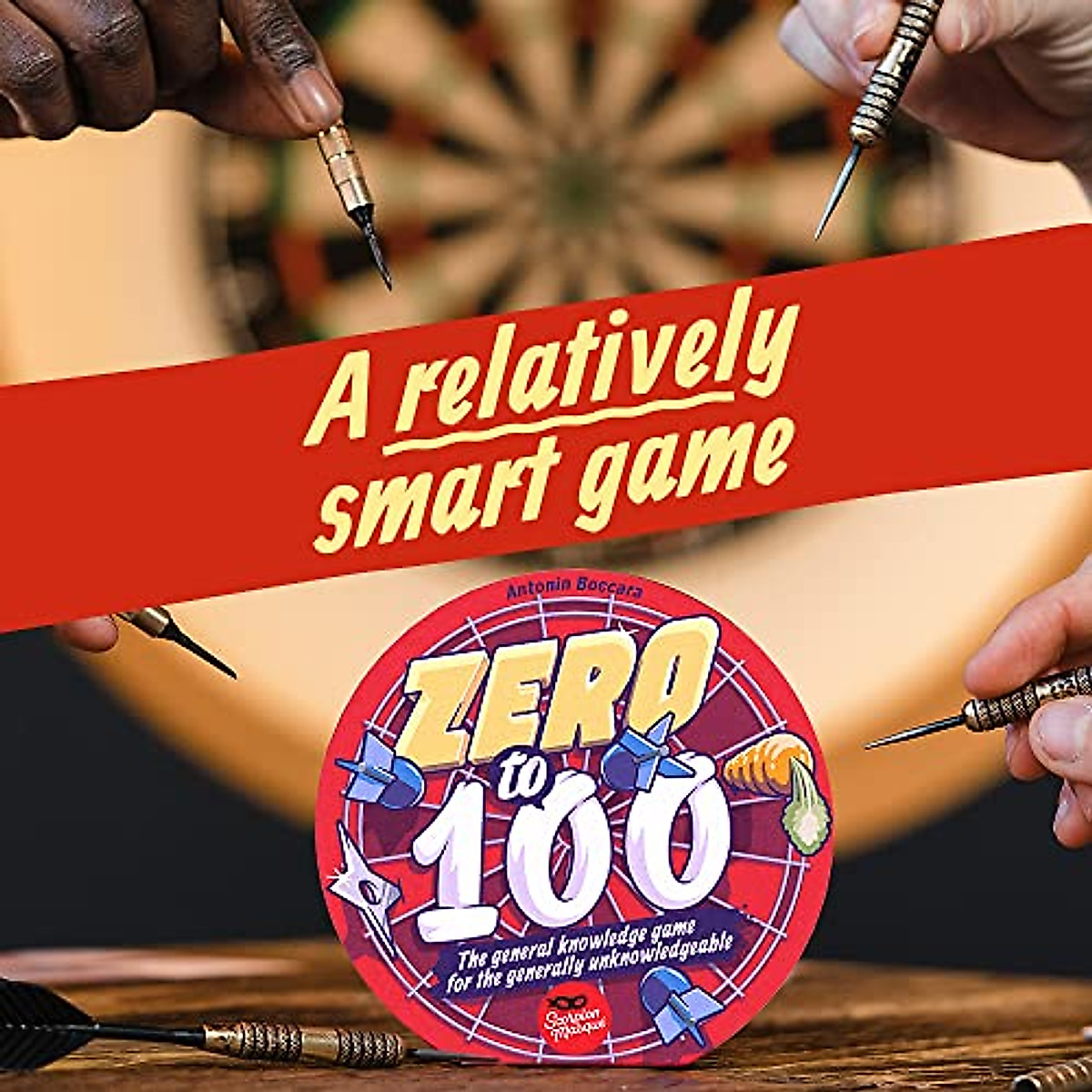 Scorpion Masqué Zero to 100 | Party Trivia Game | Fun Family Game | Travel Games| 2 to 12 Players | 15 Minutes