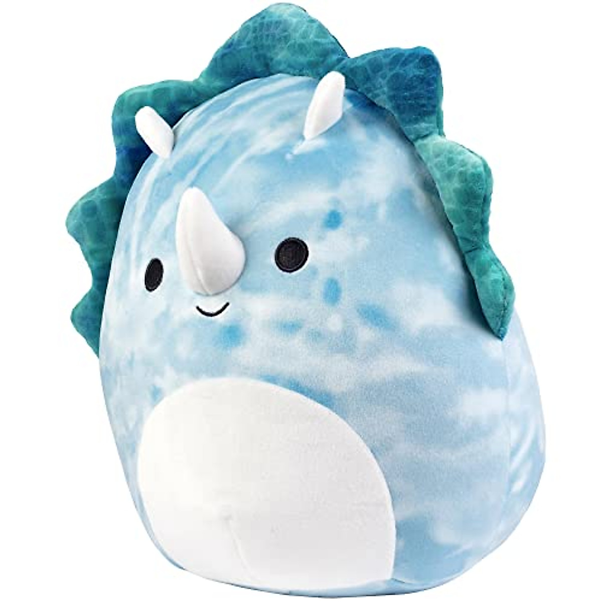 Squishmallows 10" Jerome The Triceratops - Officially Licensed Kellytoy Plush - Collectible Soft & Squishy Dinosaur Stuffed Animal Toy - Add to Your Squad - Gift for Kids, Girls & Boys - 10 Inch
