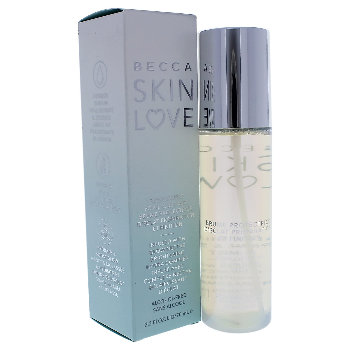 Becca Skin Love Glow Shield Prime and Set Mist Women Makeup I0092883 2.3 Fl Oz (Pack of 1)