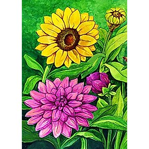 Toland Home Garden 1010860 Spring Blossoms Flower Flag 28x40 Inch Double Sided for Outdoor House Yard Decoration