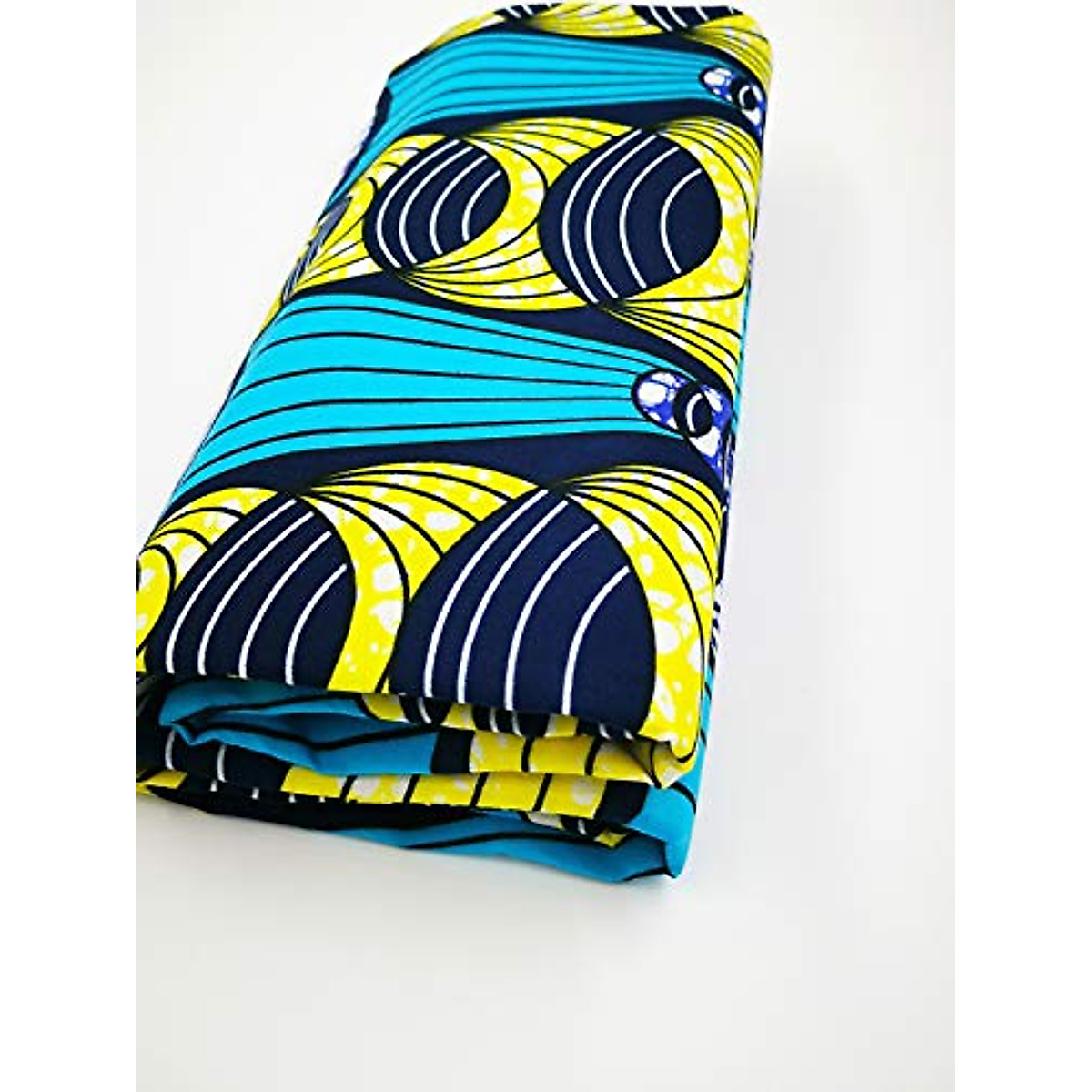 African Fabric African Print Fabric Ankara Wax 6 Yards Ankara Fabric Kente Cloth Fabric by The Yard (The Natural Pattern)