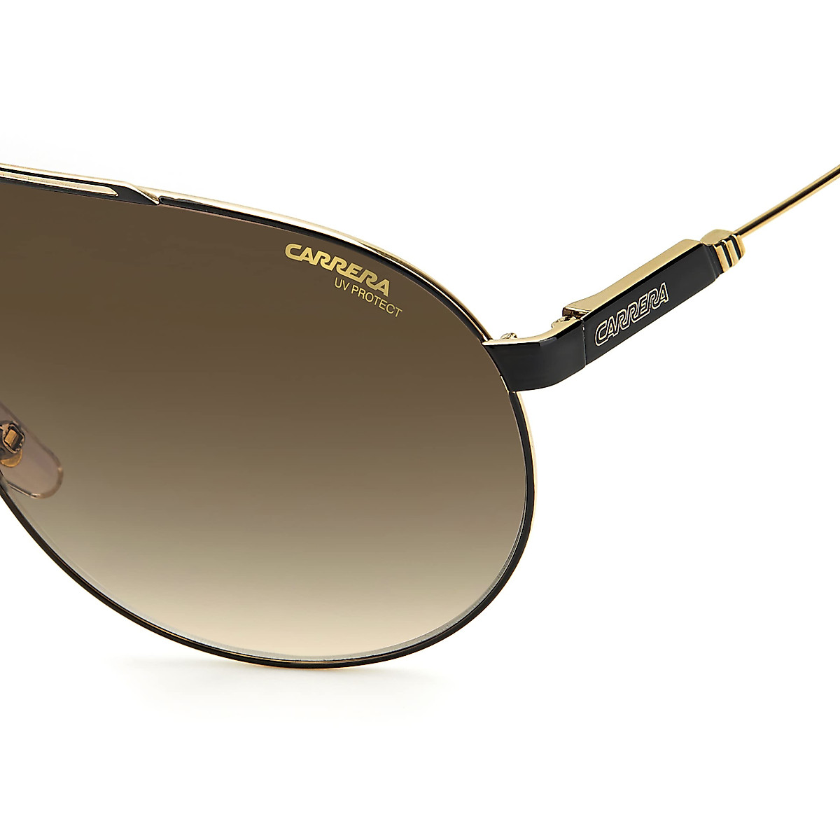 Carrera PANAMERIKA65 Aviator Sunglasses, Black Gold, 65mm, 11mm