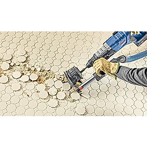 BOSCH HS1465 1-1/2 In. x 10 In. Tile Chisel SDS-Plus Bulldog Xtreme Hammer Steel Ideal for Removing Tiles, Smaller Grout Joints
