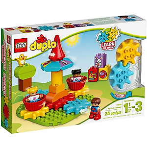 LEGO DUPLO My First Carousel 10845 Educational Toy, Large Building Blocks
