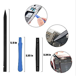 15 in 1 Torx Screwdriver Set with T3 T4 T5 T6 T8 T10 Security Torx screwdriver and ESD tweezers, Magnetic Screwdrivers Precision Repair Kit for Xbox, iPhone, PS4, Macbook, Watch, Electronics