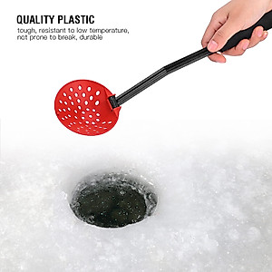 Ice Scoop; Plastic Ice Scoop; Ice Skimmer; Winter Ice Fishing Tool Ice Scoop Skimmer Plastic Outdoor Fishing Tackle Accessories