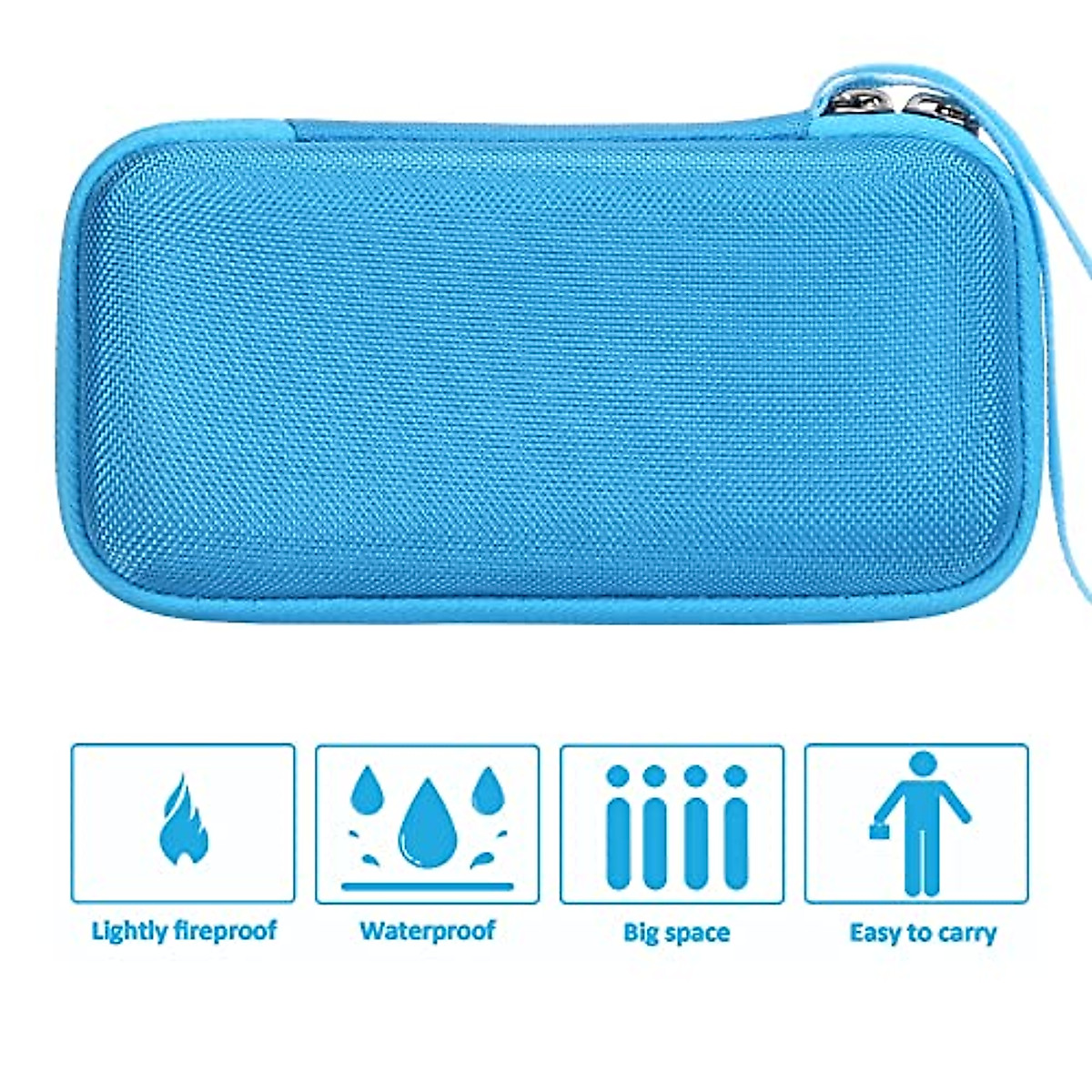 Khanka Hard Travel Case Replacement for Texas Instruments TI-30XIIS Scientific Calculator, Case Only (Blue)