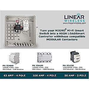 Migro Outdoor Smart Wi-Fi Outlet Box, Heavy Duty 50A Resistive 240VAC 40A 10HP Pool Heater, Wireless Pump Control, Timer Switch, Compatible with Smart Phone, Alexa, Google Home, IFTTT UL Listed