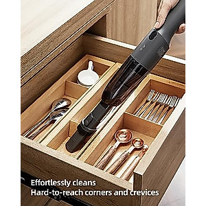 Brigii Crevice Vacuum with BRUSHLESS DC Motor, Mini Vacuum, Cordless Handheld Vacuum Cleaner,Lightweight 0.83lbs, USB-C Rechargeable-MX20