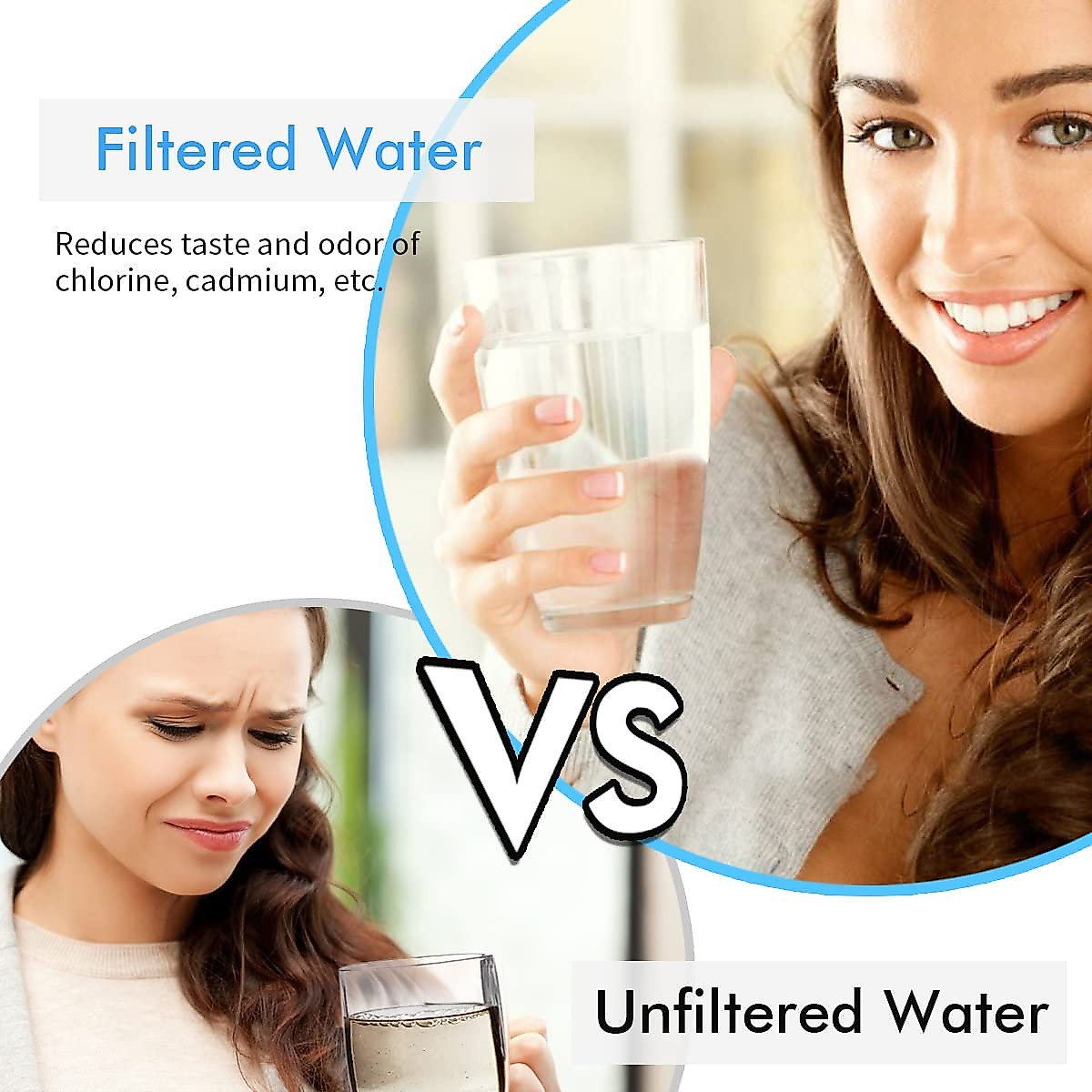 WuYan Replacement Water Filter, Compatible with Brita Pitcher Filter Standards Grand,Lake,Capri,Wave Classic 35557,OB03,Mavea 10700 (6 Pack)