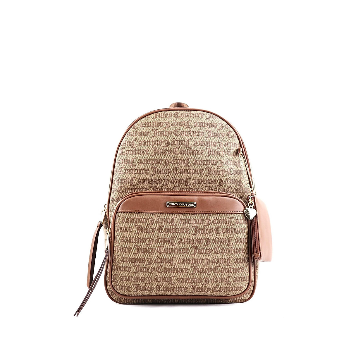 Juicy Couture Word Play Backpack Chestnut/Chino One Size